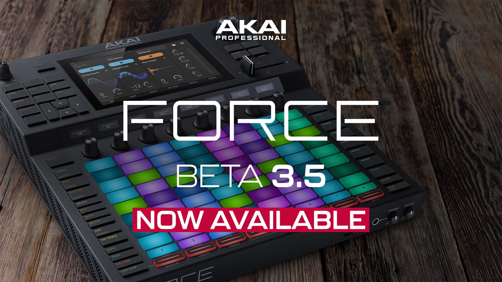AKAI Force 3.5 Update - new firmware update for workstation