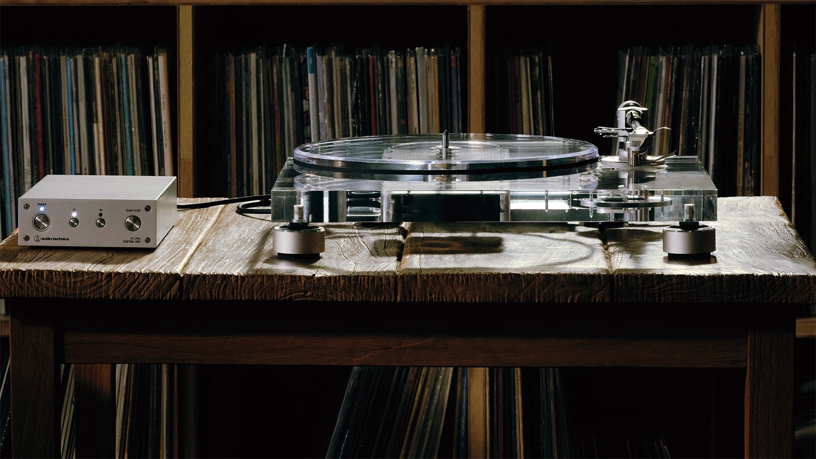 Audio-Technica AT-LPA2 Release - a fully transparent vinyl turntable ...