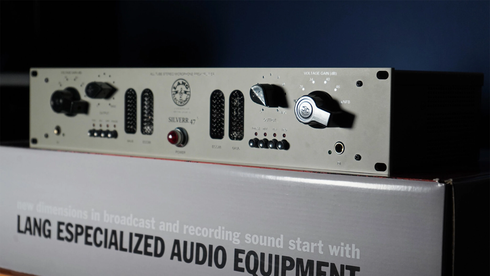 Heritage Audio LANG SILVERR 47 Release - all tube dual microphone ...